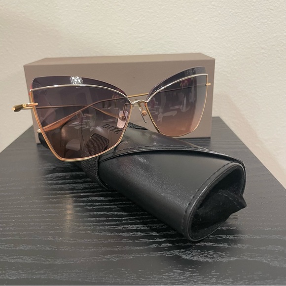 DITA | Accessories | Dita Starspann Sunglasses Rose Gold Frame Grey To ...